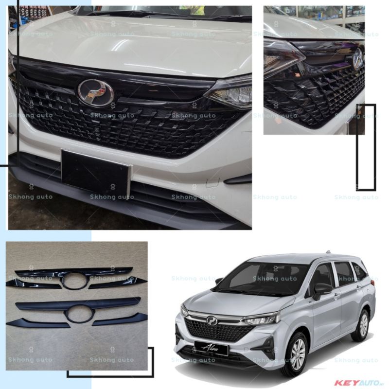 perodua alza new 2022-2023 facelift car front grille trim garnish ...