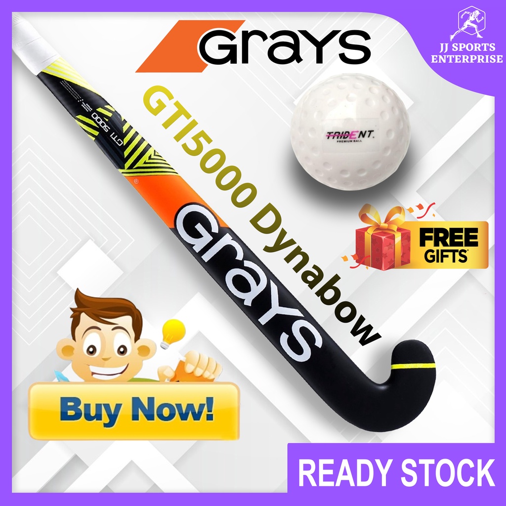 Grays GTI 5000 GTI5000 Dynabow Indoor Composite Hockey Stick Kayu Hoki ...