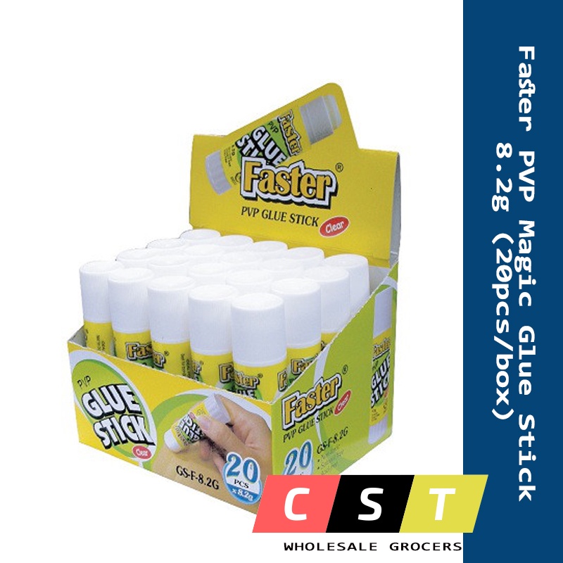 FASTER PVP Glue Stick 8.2g ( 1 Box X 20pcs) | Shopee Malaysia