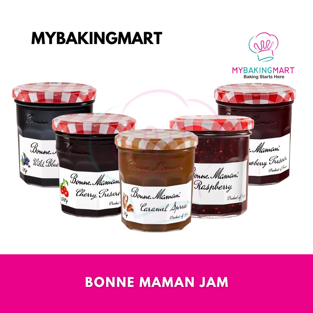 Mybakingmart | Bonne Maman Jam ( Red Cherry / Strawberry / Blueberry ...