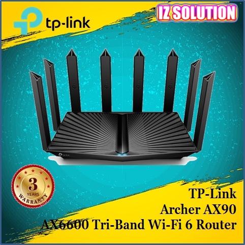 TP-LINK Archer AX90 AX6600 Tri-Band Wi-Fi 6 Router | Shopee Malaysia