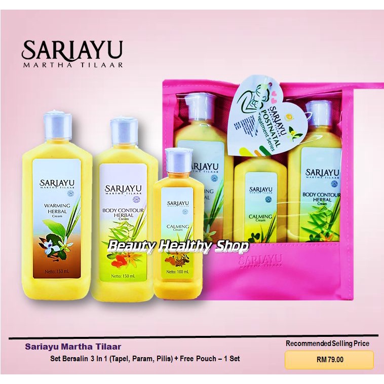 Sariayu Set Habis Bersalin / Set Berpantang 3In1 Economy Pack ( Tapel ...