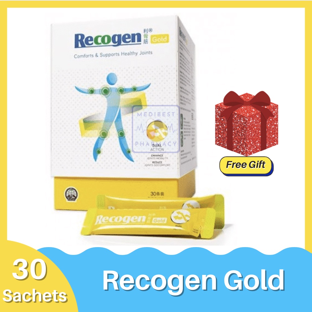 Recogen GOLD powder 10g 30 sachets | Shopee Malaysia