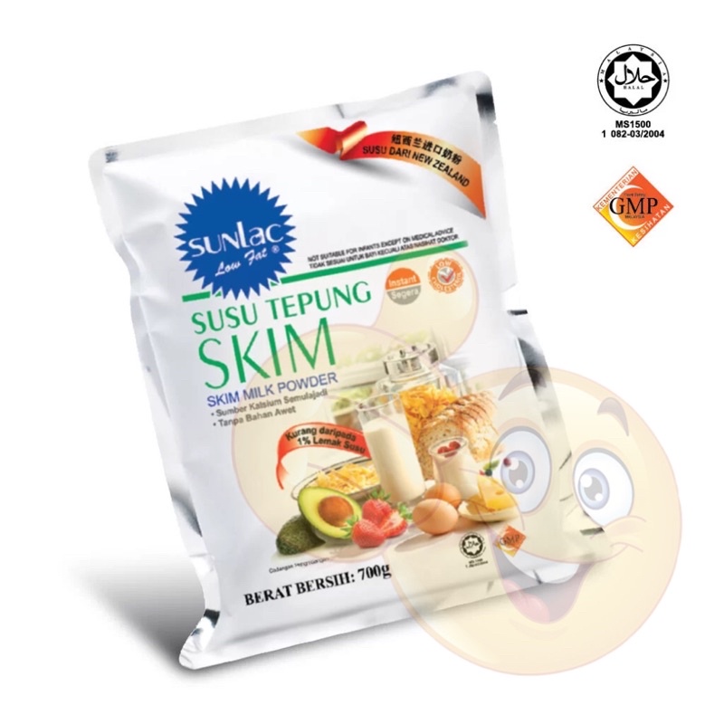 Sunlac Low Fat Skim Milk Powder (700g) | Shopee Malaysia