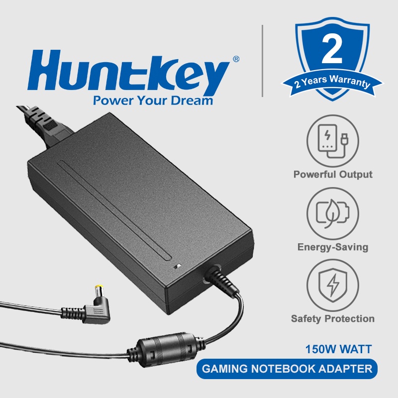 Huntkey Universal Notebook Adapter Gaming Laptop (150W) | Shopee Malaysia