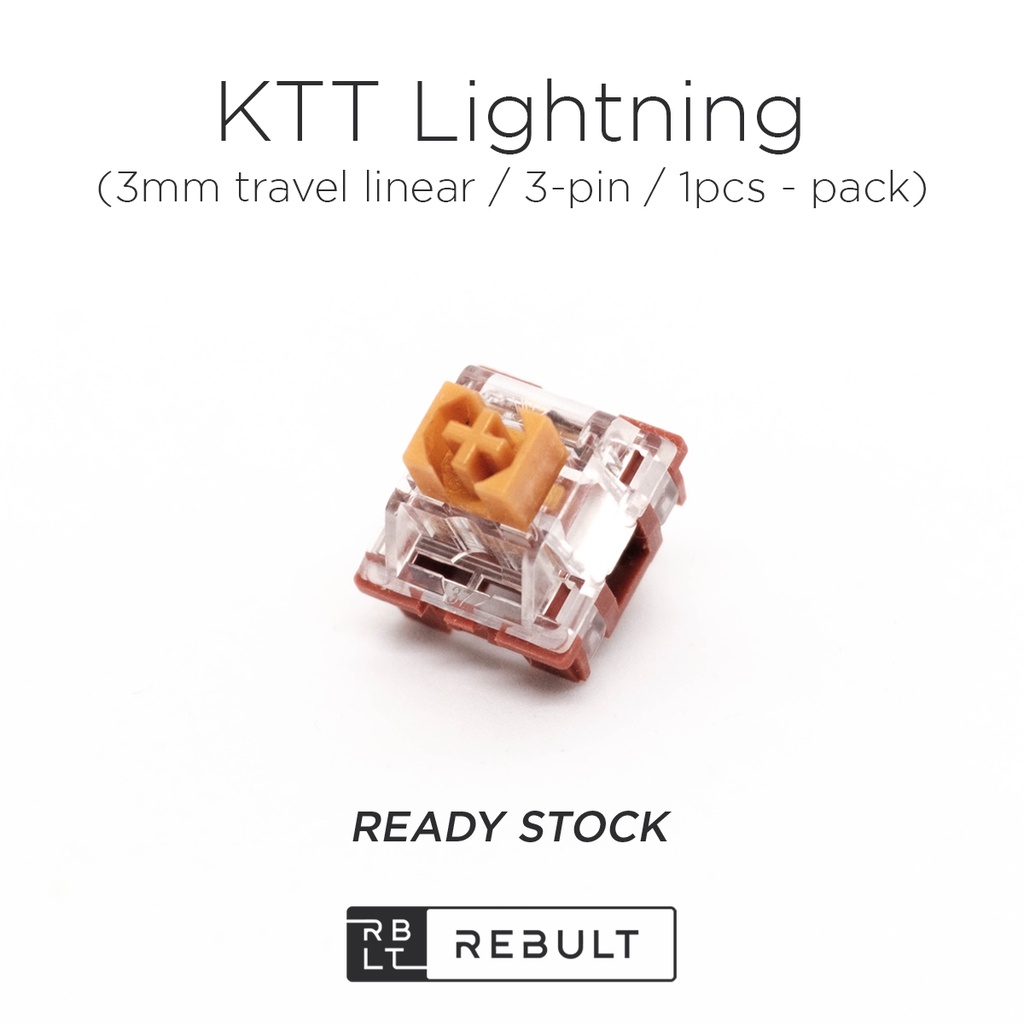 KTT Lightning Linear Mechanical Switch for Mechanical Keyboards | Shopee Malaysia