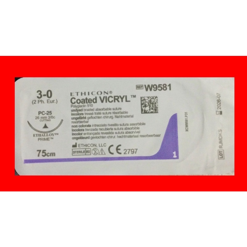 3/0 coated vicryl w9581 | Shopee Malaysia