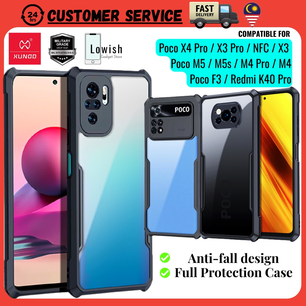 XUNDD Poco M5s / M4 Pro / X4 Pro / X3 PRO / NFC / Poco F3 Casing Hard ...