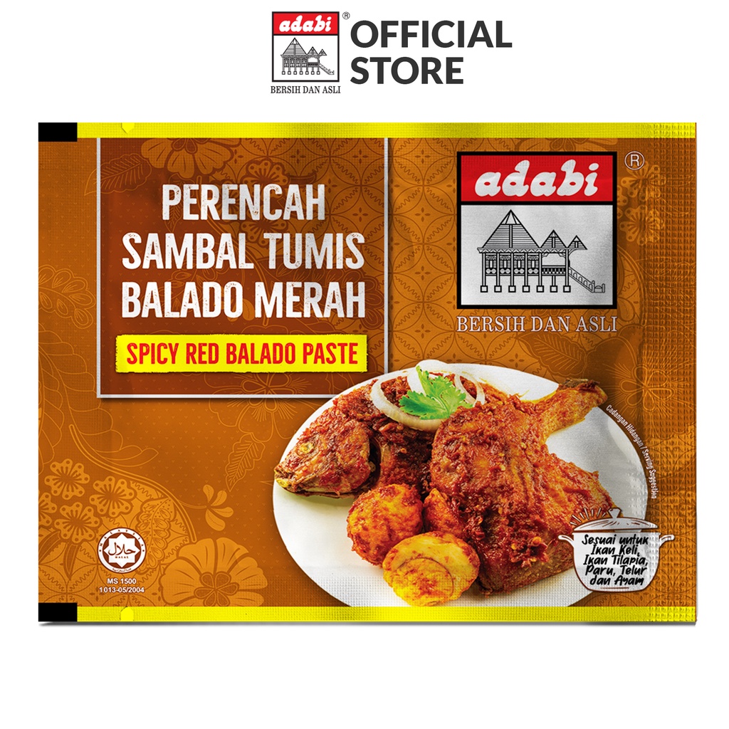 Perencah Sambal Tumis Balado Merah 120g | Shopee Malaysia