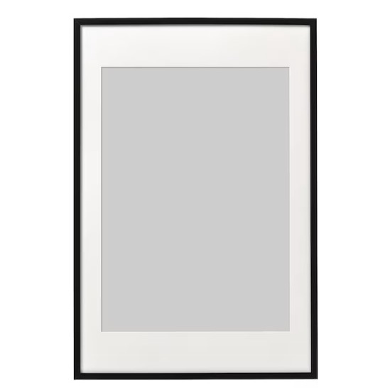 IKEA RIBBA Frame, Bingkai, Black, 61x91cm | Shopee Malaysia