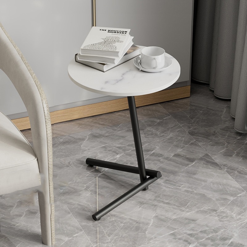 iDECO Side Table Sofa Slate Small Coffee Table Bedside Table Living ...