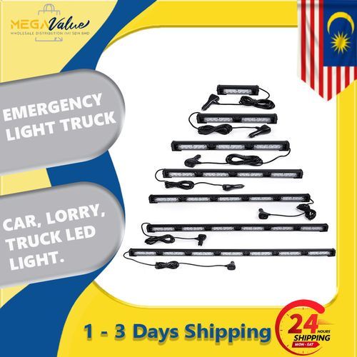 READY STOCK | Truck Lorry Car Led Cob Lamp Light Bar Strobe Emergency ...