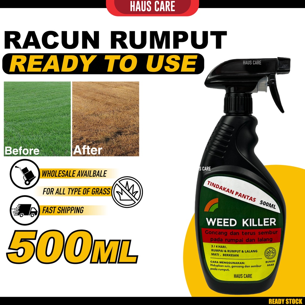 500ml Weed Killer Spray (Racun Rumput Lalang/Ubat rumput/Racun Rumput ...