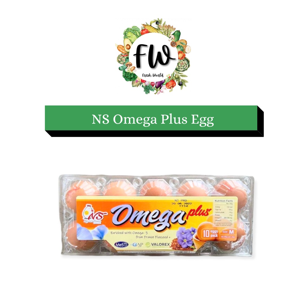 NS OMEGA PLUS EGG (10NOS/PKT) | Shopee Malaysia