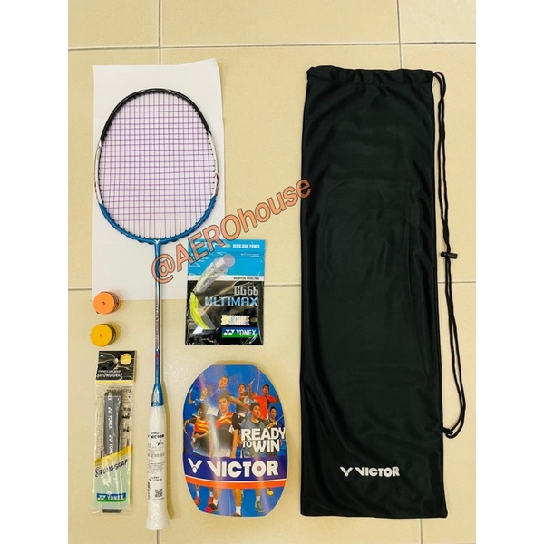 VICTOR BADMINTON RACKET BS12 4UG5 (MAX 28 LBS ) | Shopee Malaysia