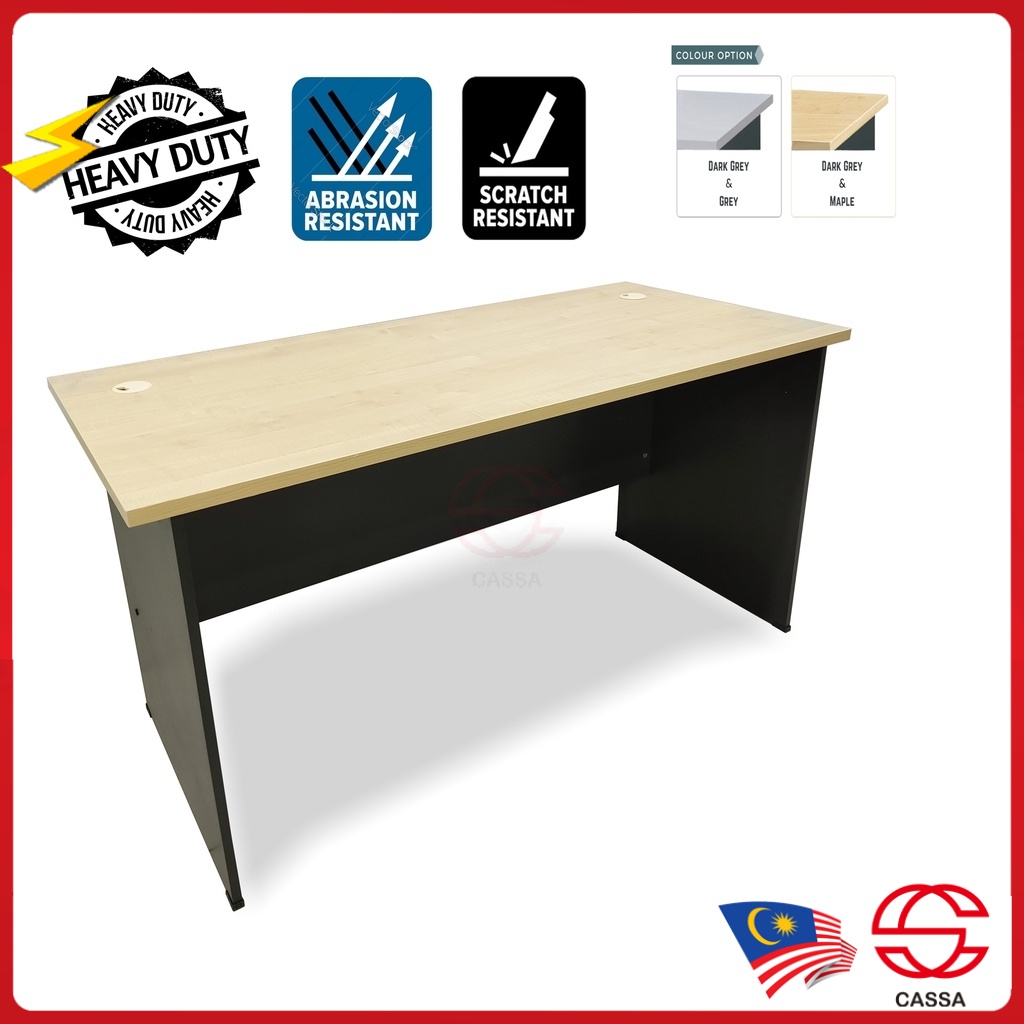 Cassa 4ft/5ft/6ft Melamine 25mm Thick Table Top Heavy Duty Scratch ...
