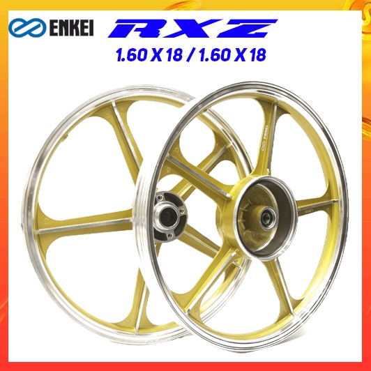 ENKEI SPORT RIM 5L 588 RXZ 5 BATANG ENKEI YAMAHA RXZ | Shopee Malaysia