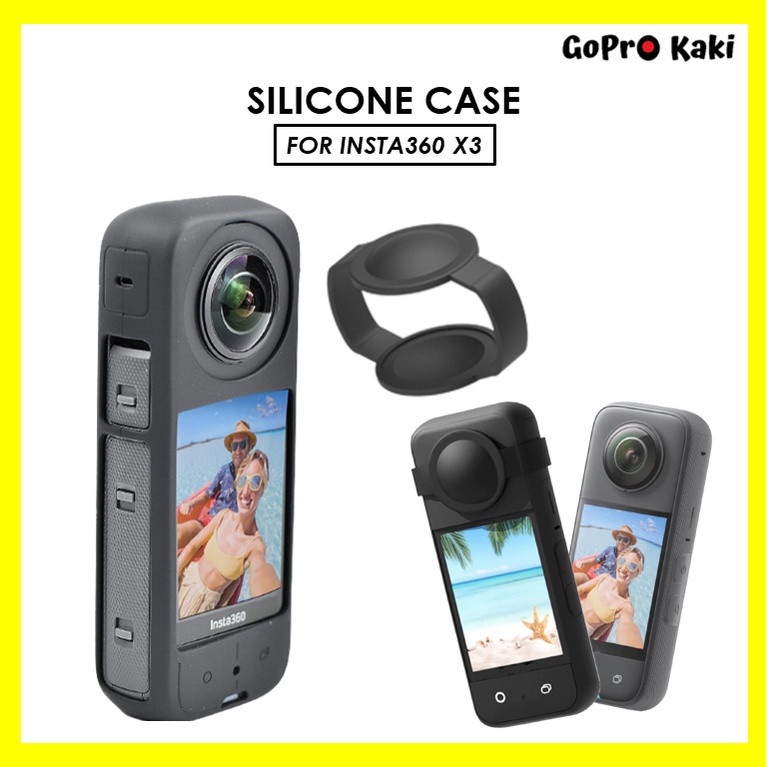 Insta360 X3 Silicone Case with Lens Cover | Shopee Malaysia