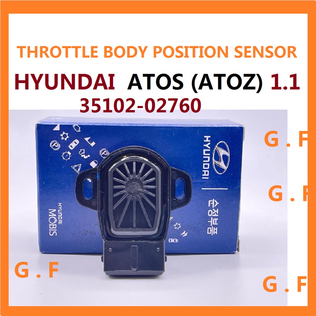 Genuine TPS SENSOR #35102-02760 #HYUNDAI ATOS (ATOZ) 1.1 #THROTTLE BODY ...