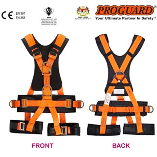 PROGUARD TELECOM FULL BODY HARNESS (DOSH & SIRIM APPROVED) | Shopee ...