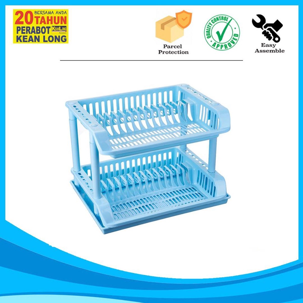 KLSB Rak Pinggan / Rak Pinggan Plastik / Dish Rack plastic / Rak ...