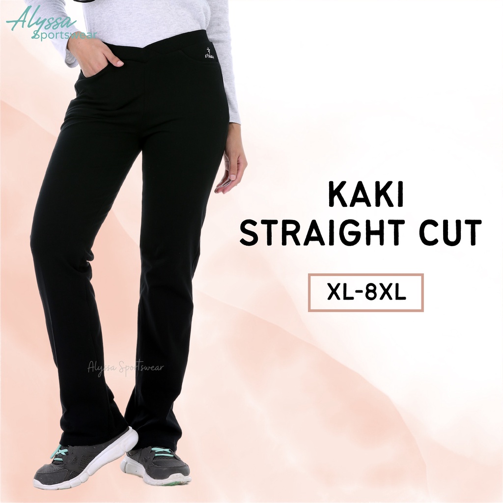 Seluar Sukan KAKI STRAIGHT CUT (XL-8XL) | Shopee Malaysia