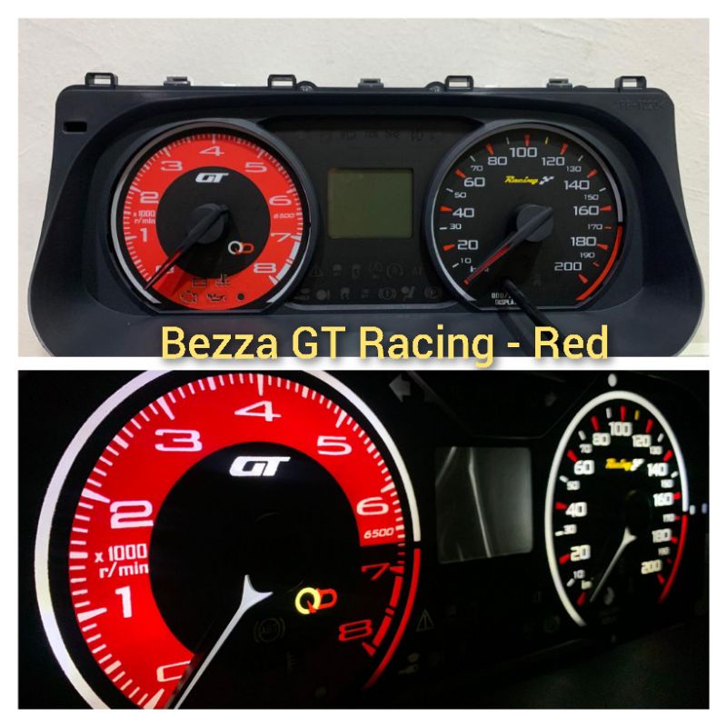 Perodua Bezza 2020(v2) GT Racing custom meter - papan meter | Shopee ...