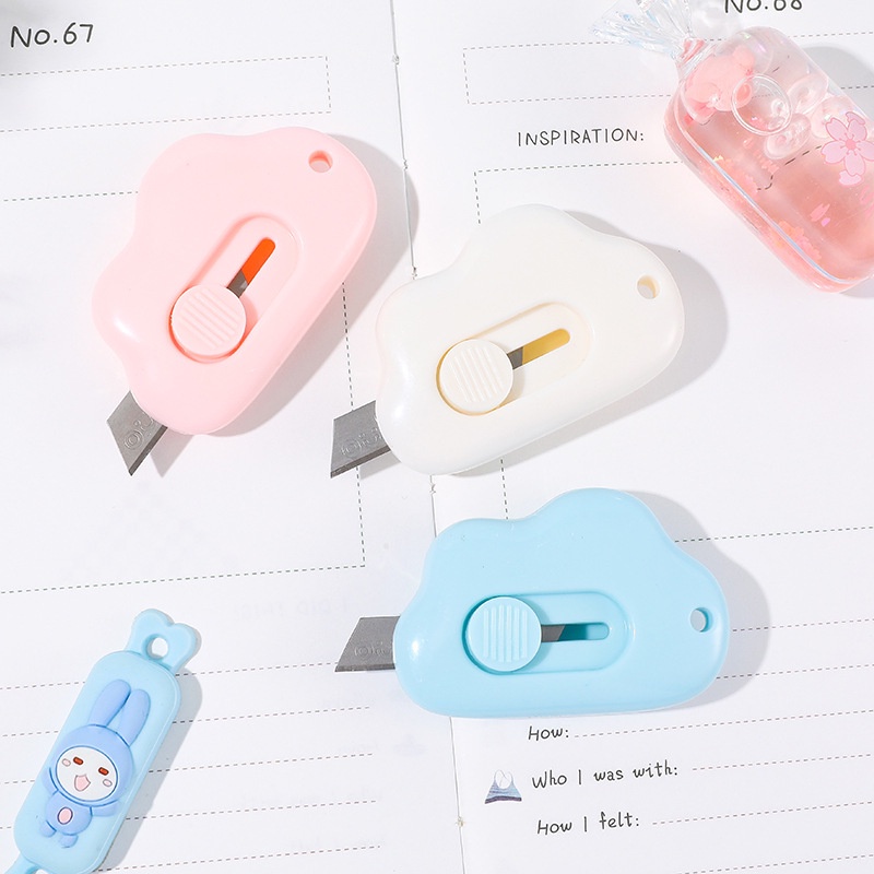 Mini Utility Knife Retractable Paper Knife Office School Supplies Cute ...