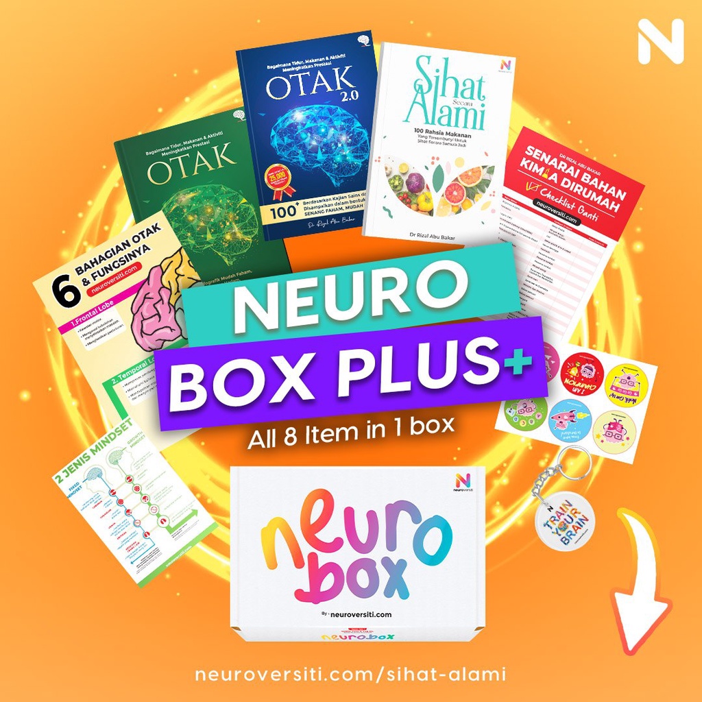 EXCLUSIVE NEUROBOX PLUS 3IN1 BUKU BY DR RIZAL | Shopee Malaysia