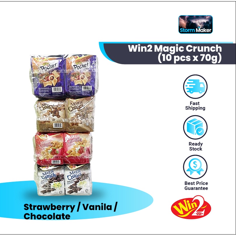 [50g/60g/70g X 10pkts]Win2 Magic Crunch/ Mini Pocket | Shopee Malaysia