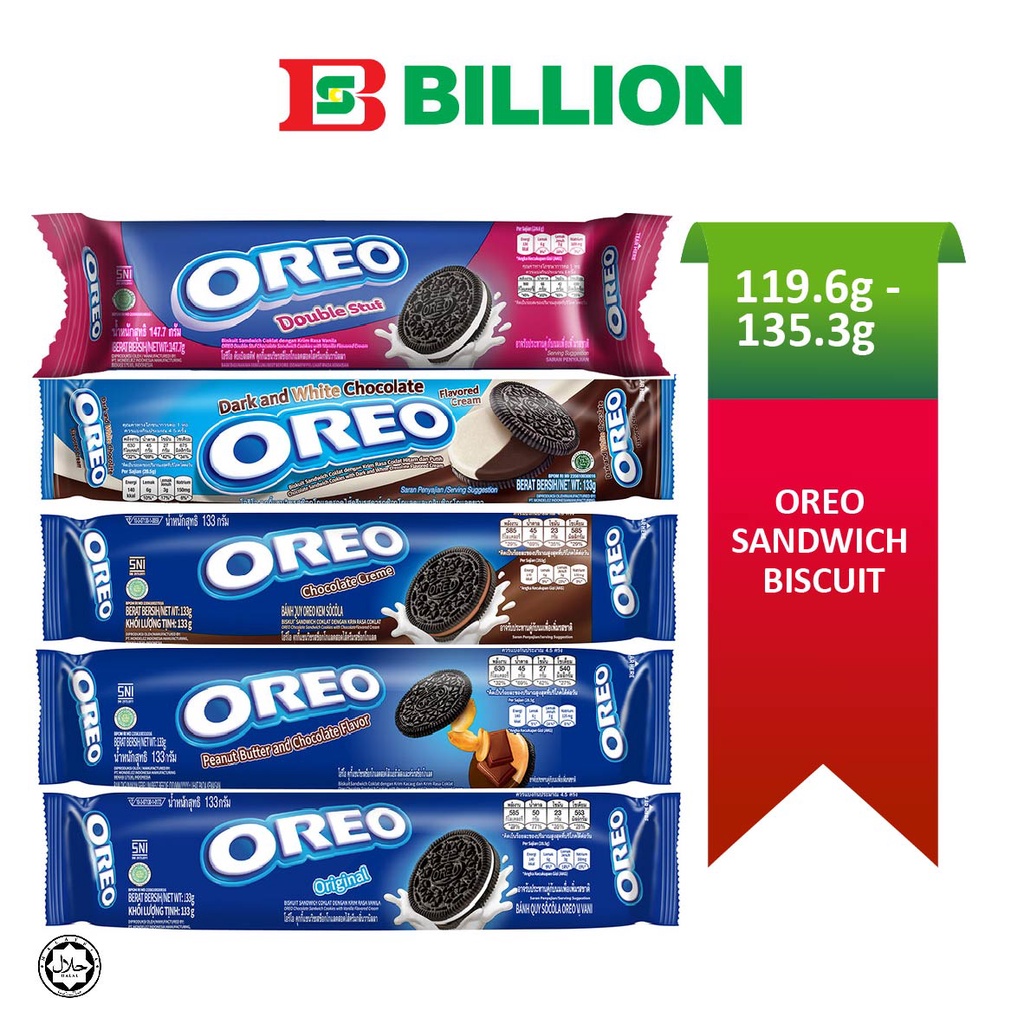 Oreo sandwich Biscuits - Assorted Flavor (119.6g -135.3g) | Shopee Malaysia