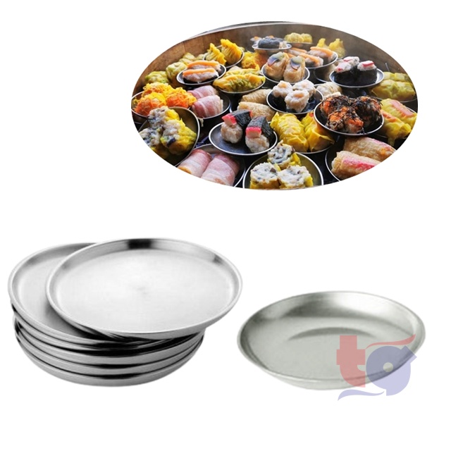 Stainless Steel Dim Sum Plate/Stainless Steel Dish/ Sauce Plate ...