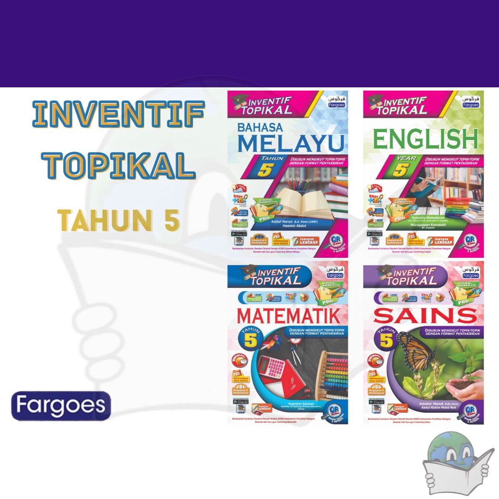 Buku Latihan Inventif Topikal KSSR 2022 Tahun 5 BM/English/Mate/Sains [Fargoes] | Shopee Malaysia