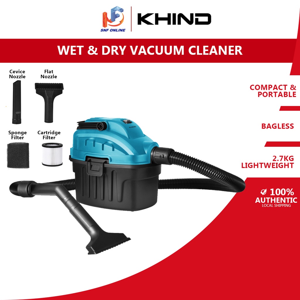 Khind Wet & Dry Vacuum Cleaner VC3622 | Shopee Malaysia