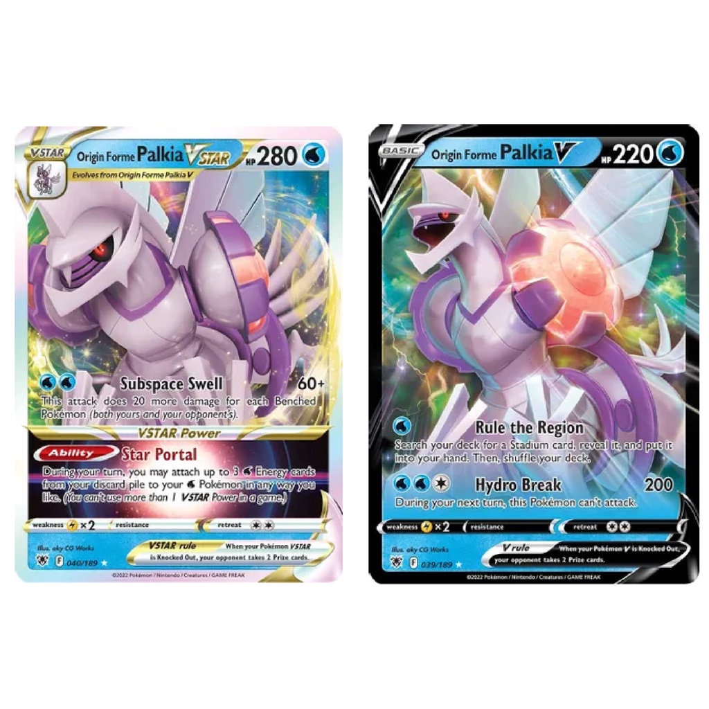 Palkia V & VSTAR / Ultra Rare / 039/189 & 040/189 / English Astral ...