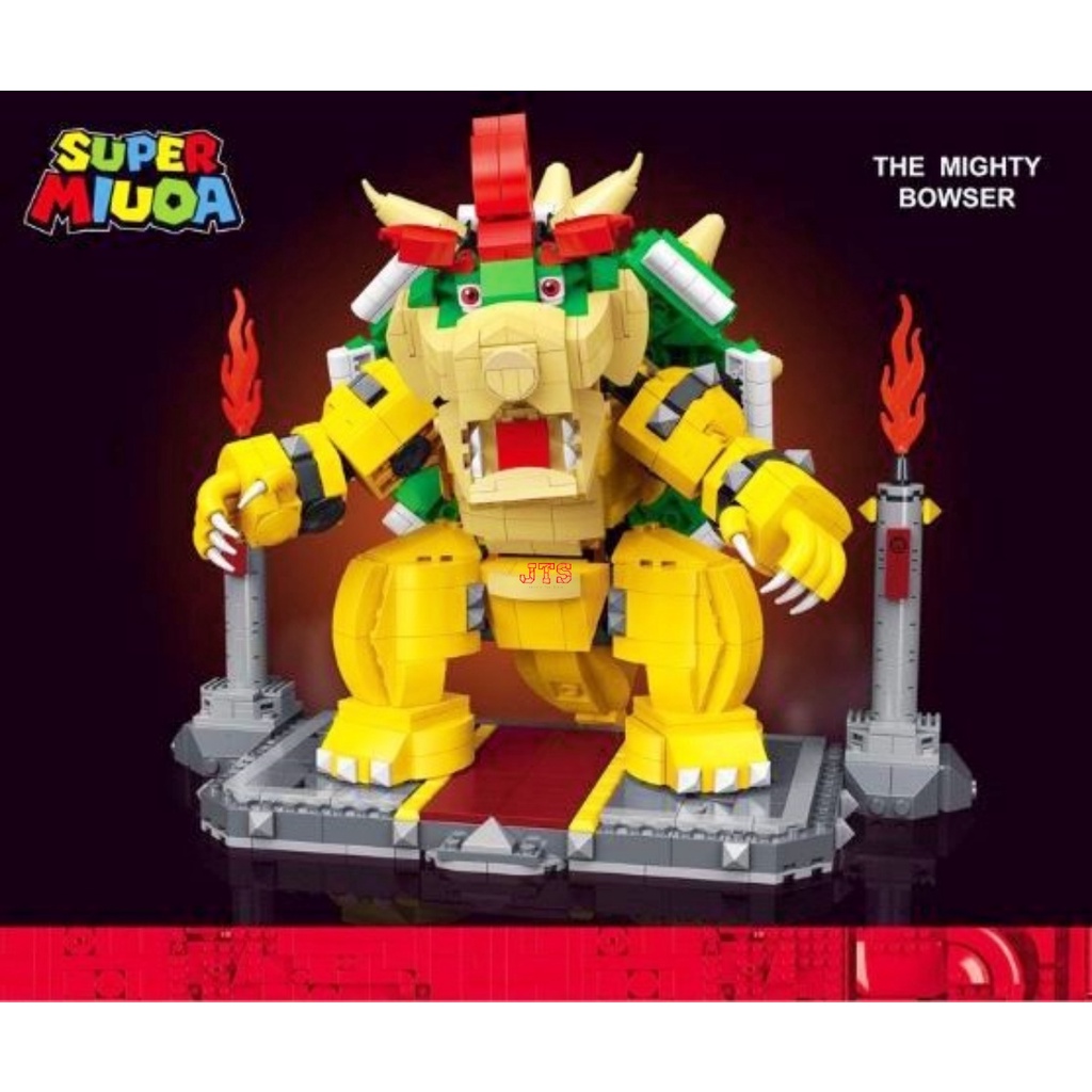 JTS OEM Super Mario The Mighty Bowser 1358pcs 99068 Toys Blocks Brick ...