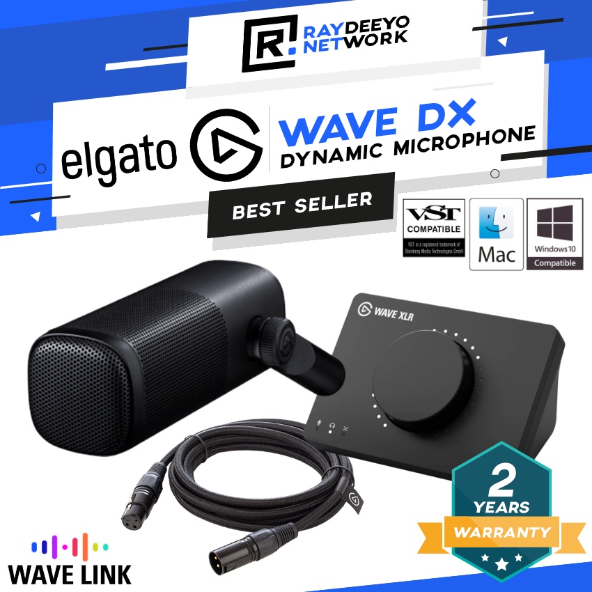 Elgato Wave (WAVE DX/WAVE XLR/WAVE XLR Cable/WAVE Mic Arm/WAVE Mic Arm ...