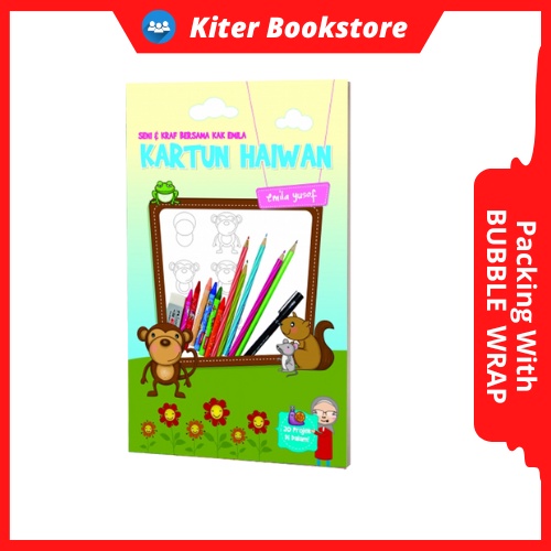 Buku Seni & Kraf Bersama Kak Emila Kraf Alam Kartun Haiwan Belajar ...