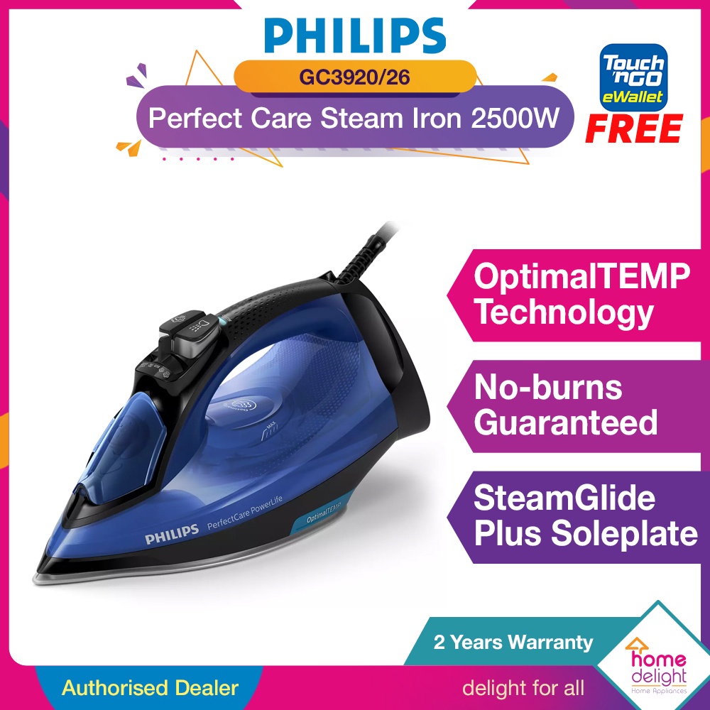 Philips PerfectCare Steam Iron 2500W [ GC3920 /26 / GC3920 ] | Shopee ...