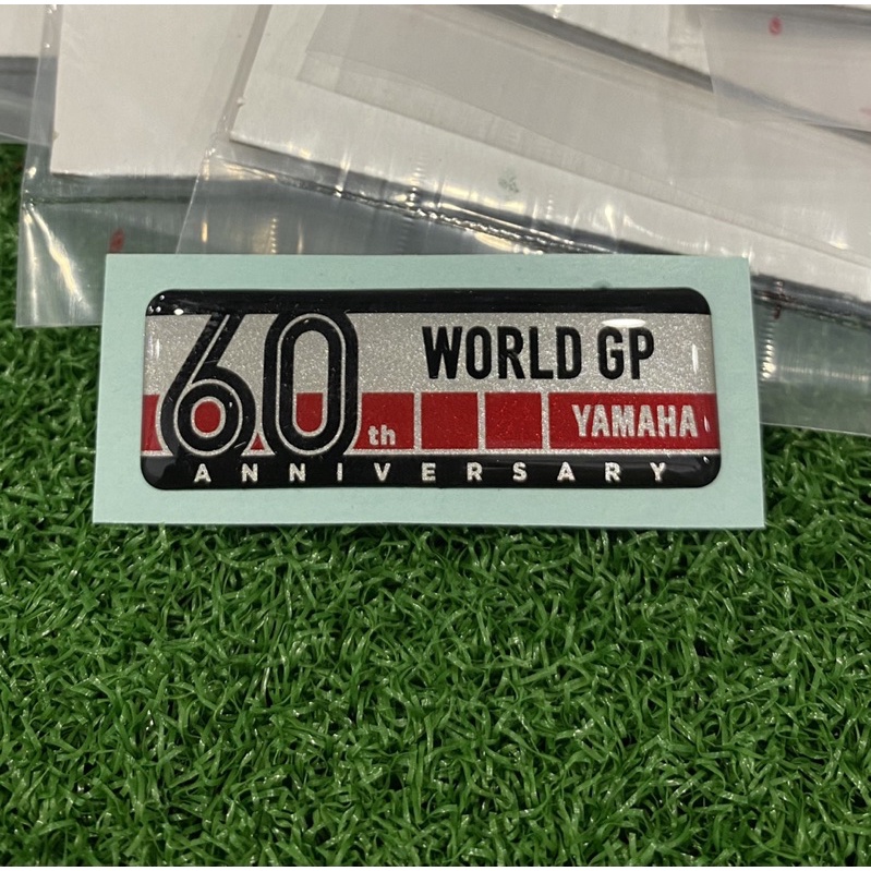 YAMAHA Y16ZR ORIGINAL 60TH ANNIVERSARY EMBLEM STICKER GRAPHIC STICKER ...