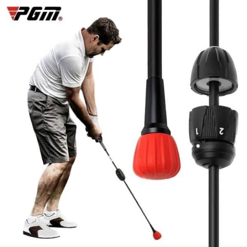 New Generation GOLF SWING Training Stick With LEVER Force Adjustable ...
