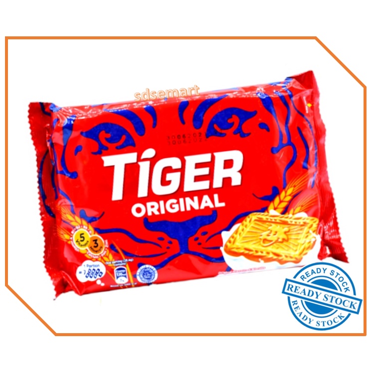 Biskut Tiger Biscuits Original Flavour Biskuat 159.6g per Pack | Shopee ...