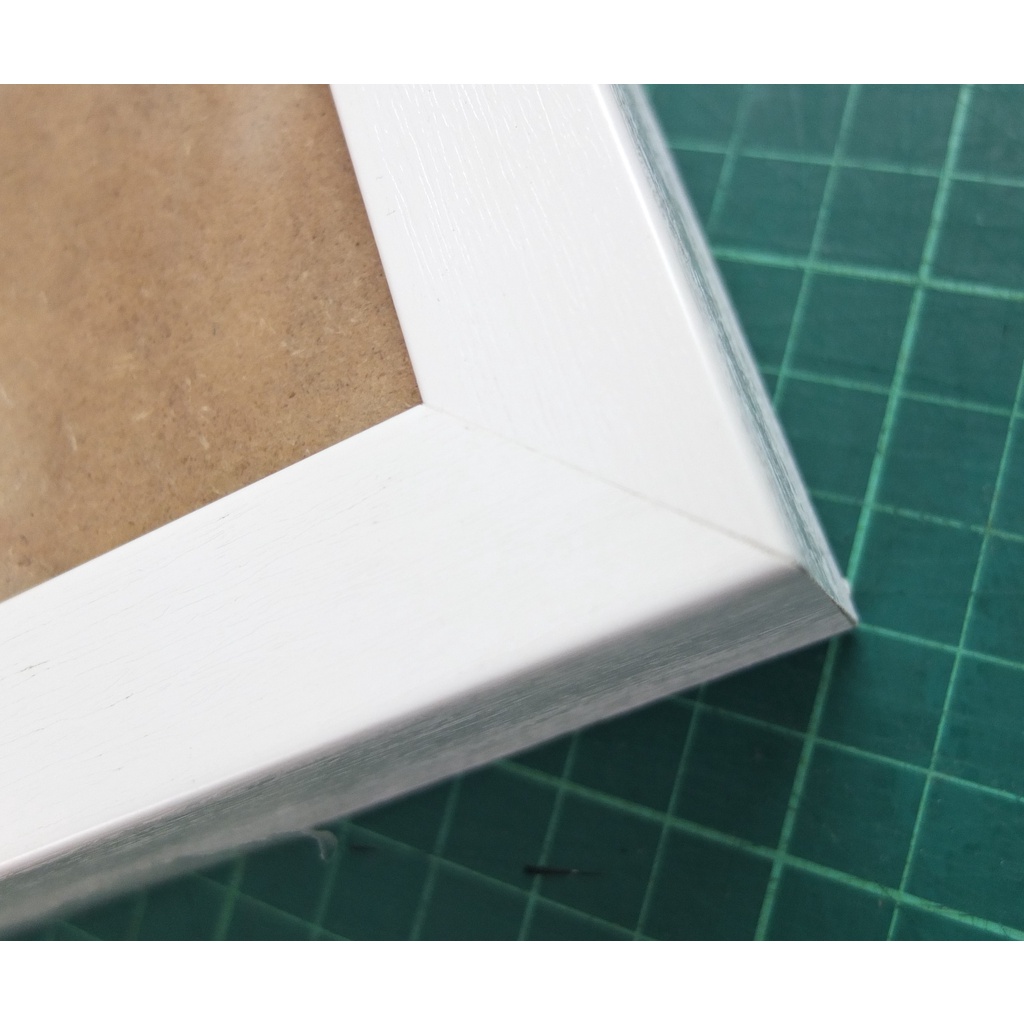 6R White - Deep frame / 3D Box frame / Shadow frame / Lego frame ...