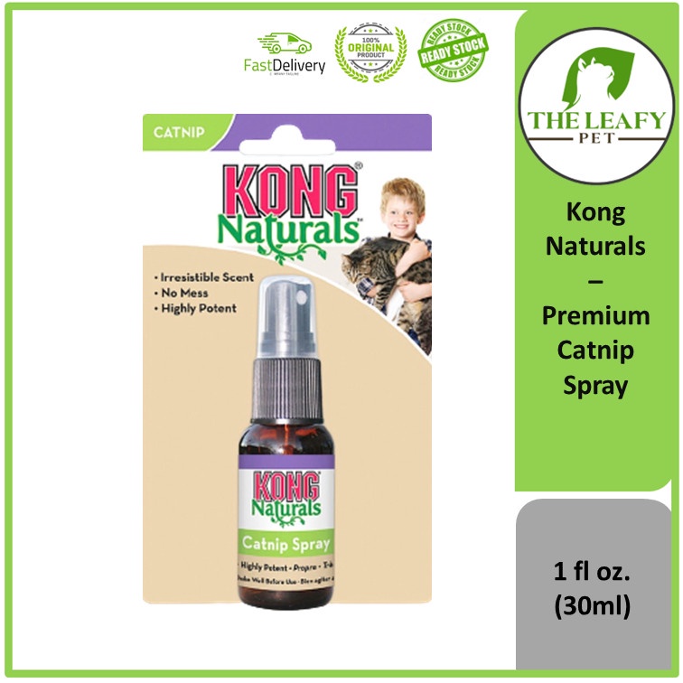 KONG Naturals Premium Catnip - 1 fl oz. ( 30ml ) | Shopee Malaysia