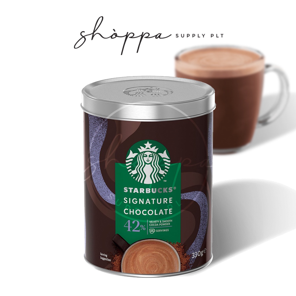 SHOPPA Starbucks Signature Chocolate 42% COCOA POWDER | 330g [EXP : 13. ...