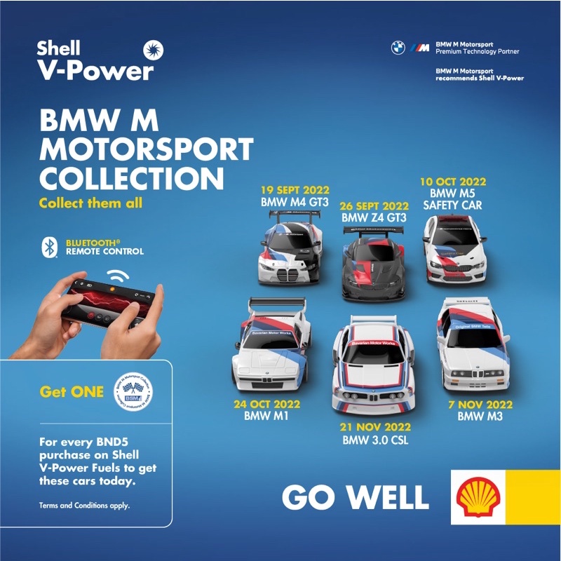 Brunei Shell Remote Control Car (BMW M Motorsport Collection) | Shopee ...