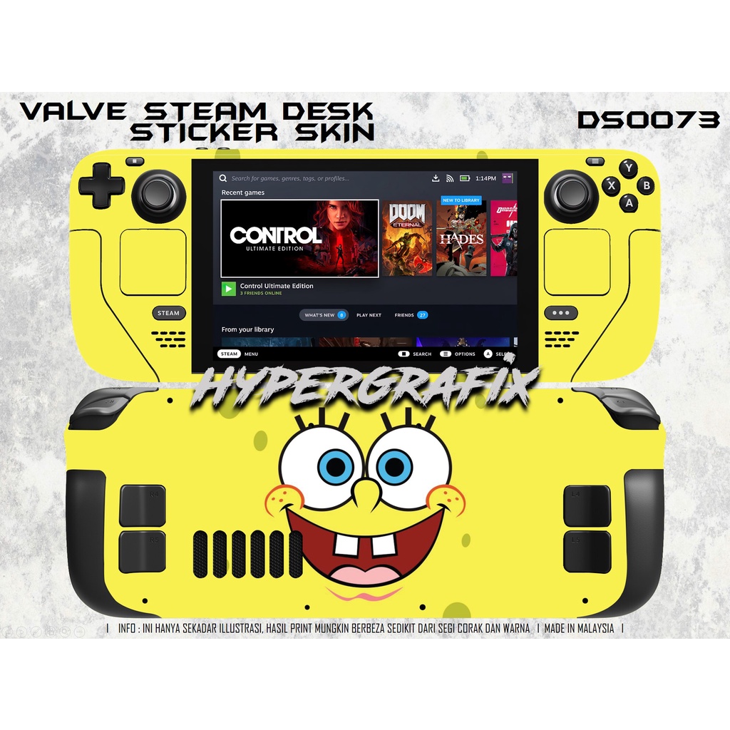Steam Deck Sticker Skin 0073 | Shopee Malaysia