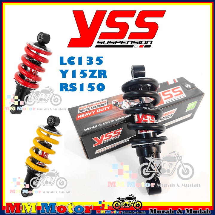 YSS HEAVY DUTY HYDRAULIC MONOSHOCK YAMAHA LC135 Y15ZR HONDA RS150 THAILAND BEST SELLING ...