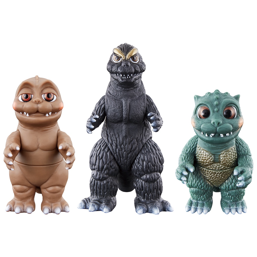 Japan BANDAI Movie Monster Series Godzilla-kun Minilla Little Kaiju ...