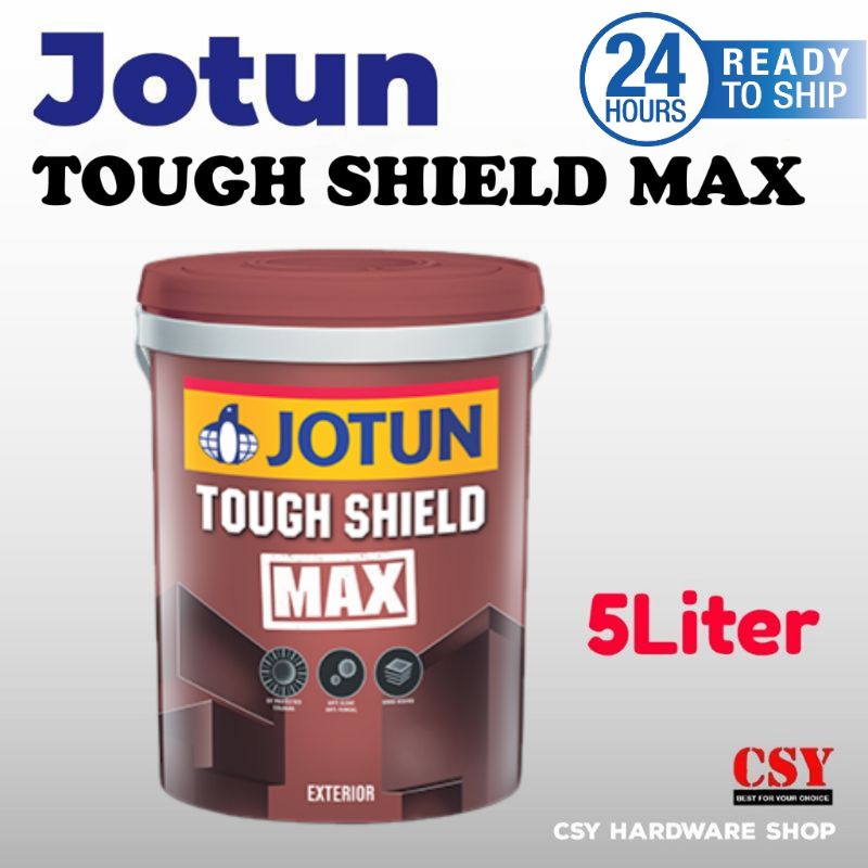 JOTUN Tough Shield Max (New) 5 Liter Exterior Wall Paint | Shopee Malaysia